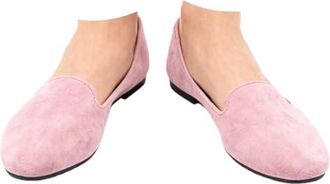 Generic Ballerines plates légères et confortables à bout pointu et talons bas pour femme, chaussures plates à enfiler pour la plage, les voyages, les danseurs