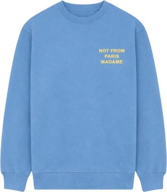 Dr&ocirc;le de Monsieur Homme, Sweatshirts et sweats &agrave; capuche, Bleu, Taille: M Le Slogan SweaT-shirt