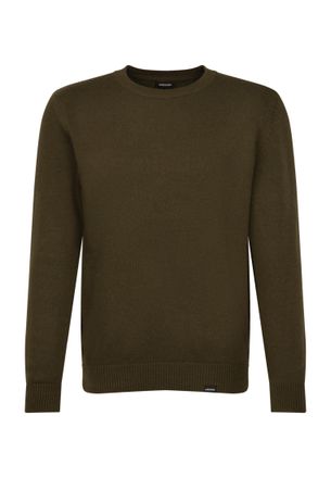 Seidensticker Herren Pullover aus Lammwollmischung - Pullover mit geradem Schnitt - B&uuml;gelleicht - Rundhalsausschnitt- Langarm - Wollmischung