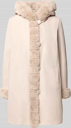 Petite M. Regular Fit Mantel mit Wendefunktion und Webpelz-Innenseite