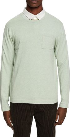Esprit Herren 122EE2I310 Pullover, 390/LIGHT Aqua Green, XXL