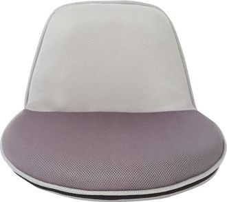 Mobili Rebecca Yogastuhl, Meditationssessel, Polyester, Grau, Relax, Schlafzimmer Wohnzimmer - Gesamtmaße: 44 x 52 x 50 cm (HxLxB) - Art. RE6384