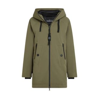 Creenstone Emma Parka - - Coats - Damen - Gr&uuml;n - XS