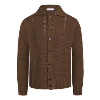 Daniele Fiesoli Cardigan style chemise - Homme - Pulls - Brun - Taille: L