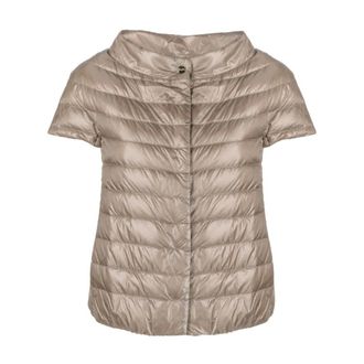 Herno Femme, Vestes, Brun, Taille: 42 FR Veste matelass&eacute;e &agrave; manches courtes