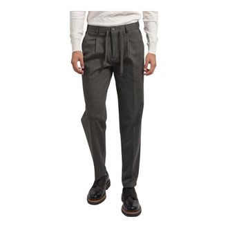 Yes-Zee Anzughose mit Bundfalten - - Trousers - Herren - Grau - XS