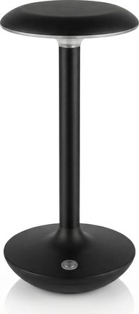 Brandson LED Tischlampe dimmbar - mit Akku - kabellos nutzbar - Outdoor & Indoor - LED-Lampe - drei Lichtmodi - Touch Control - Akkutischleuchte - schwarz - f&uuml;