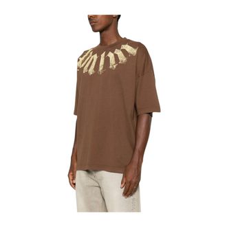 Palm Angels Homme, Tops, Brun, Taille: XS T-shirts et Polos Palm Angels