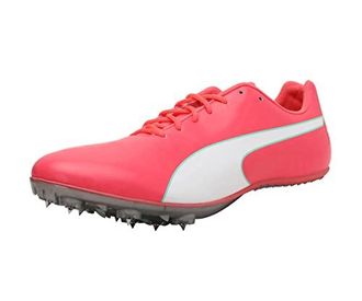 Puma Puma Evospeed Sprint 10 (Unisex), Chaussures dAthlétisme Mixte Adulte, Rose (Ignite Pink-Puma Silver 02), 40.5 EU