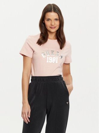Guess T-Shirt V5RI06 I3Z14 Rosa Regular Fit