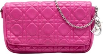 Dior Sac bandouli&egrave;re matelass&eacute; Cannage Pre-owned - Femme - Pre-owned - Rose - Taille: ONE Size