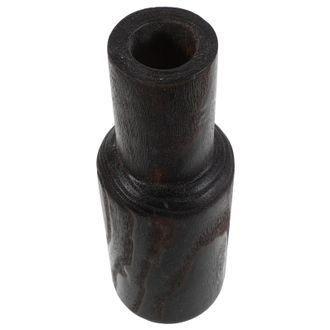 BESPORTBLE Rustikale Holzvase 30cm Hohe Dekovase in Feuerfarben f&uuml;r Trockenblumen Tisch und Eingangsbereich Dekoration