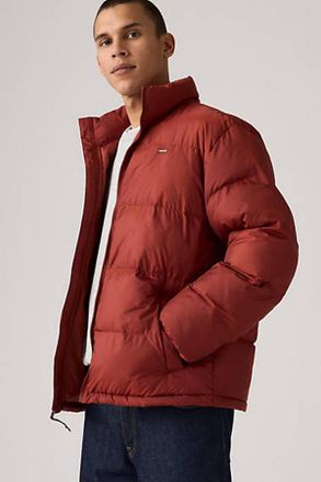 Levi's Doudoune Courte Piedmont - Homme - Rouge / Usset Brown - S