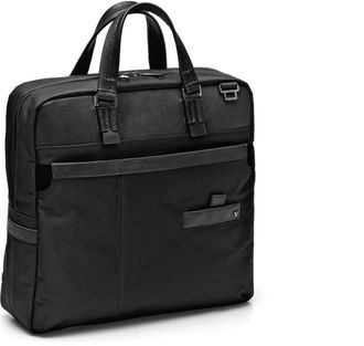 Roncato Unisex Harvard Vertikale Tasche mit 2 Griffen für PC und Tablet, Schwarz