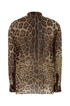 Dolce & Gabbana Leo New Exterior: Silk Elastane Camicie Shirt