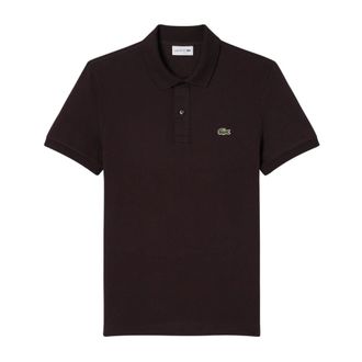 Lacoste Polo Slim Fit in Petit Piqu&eacute; - - Tops - Herren - Braun - M