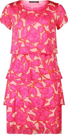 Betty Barclay Damen Stufenkleid mit Flügelärmeln Pink/Rosa,42