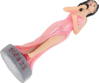 DOITOOL Miniatur Sängerin Figur Resin Skulptur Dekorative Statue Lifelike Figur Modell für Schreibtisch Wohnraum Büro Sandkasten Deko Geschenk