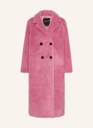 Americandreams Americandreams Long Coat Without Fur Fiona pink