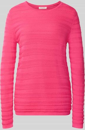 Christian Berg Regular Fit Pullover aus reiner Baumwolle in Strick-Optik