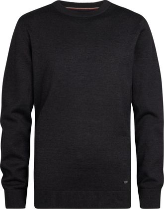 Petrol Industries Strick Basic Pullover Absaroka Schwarz 152