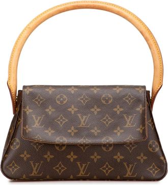 Louis Vuitton Hobo Bags - Monogram Mini Looping - Gr. unisize - in Braun - f&uuml;r Damen