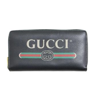 Gucci Portefeuille long (&agrave; deux volets) Pre-owned - Homme - Pre-owned - Noir - Taille: ONE Size