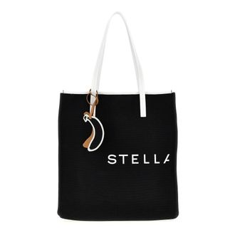 Stella McCartney Gro&szlig;e SMC Bananatex Einkaufstasche - - Bags - Damen - Schwarzk - ONE SIZE