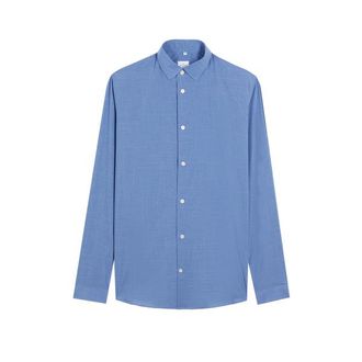 Au Printemps Paris Popline -Popline -Hemd aus Baumwolle