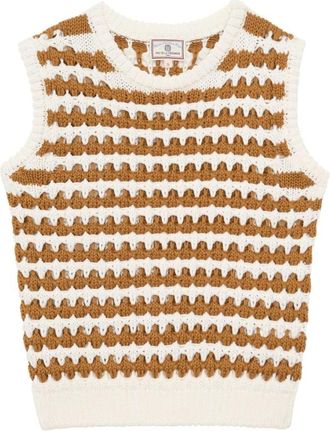 Ines De La Fressange Femme, Pulls, Brun, Taille: 36 FR Rosie Crochet Top