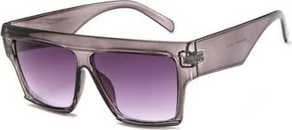 Generic Lunettes De Soleil À Monture Large For Homme, Idéales For Les Vacances, Déplacements En Extérieur Ou La Conduite(Clear)