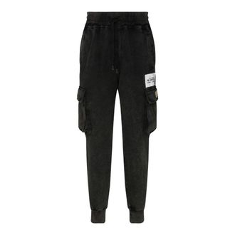 Dolce & Gabbana Dunkelgraue- schmal zulaufende Cargo-Hose - - Trousers - Herren - Schwarzk - S