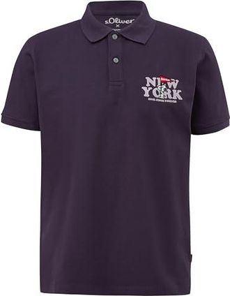 s.Oliver 2156889 Polo avec imprimé Peanuts, 48d1, XXL Hommes