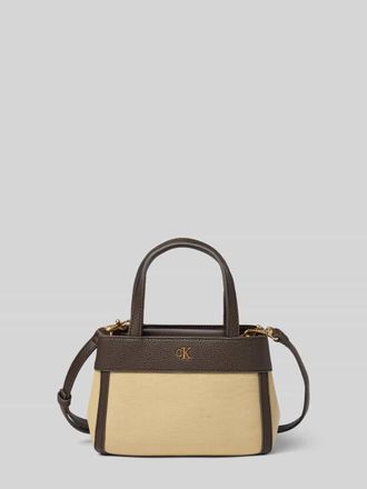 Calvin Klein Henkeltasche aus Baumwoll-Canvas