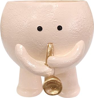 Generic Sukkulentenbehälter Für Pflanzen | Fröhliche Blumenhalter - Bezaubernder Blumentopf Aus Kunstharz Mit Lächelndem Gesicht, Sukkulentenbehälter In Form 