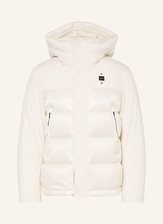 Blauer Daunenjacke Brook weiss