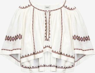 Isabel Marant Top Felicity - Femme - &Eacute;cru-ocre - Taille 34 - Marant &Eacute;toile