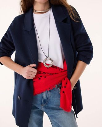 Kujten Veste double boutonnage crois&eacute; cachemire femme - Veste Kakuet