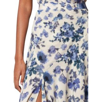 Isabel Marant Jupe longue Sakura en soie stretch imprim&eacute;e