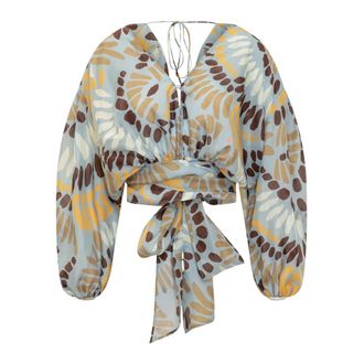 Jucca Top &Auml;rmellos - - Blouses & Shirts - Damen - Mehrfarbig - L