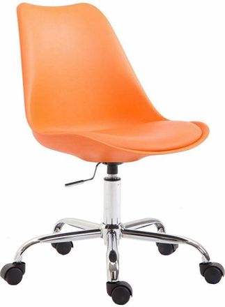 Clp Chaise de bureau de Toulouse en polypropyl&egrave;ne orange