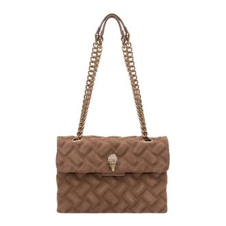 Kurt Geiger Sac Kensington en cuir - Femme - Sacs - Brun - Taille: ONE Size