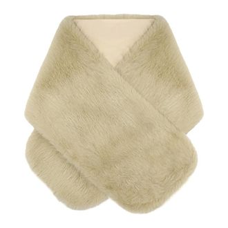 Kazar Femme, Accessoires, Beige, Taille: ONE Size Ch&acirc;le etolo doux de couleur beige
