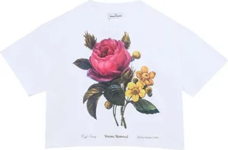 Vivienne Westwood Homme, Tops, Blanc, Taille: M Flower Box T-Shirt