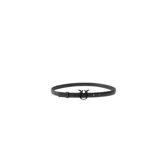 Pinko Pinko, Femme, Accessoires, Noir, Taille: XL Ceinture en cuir Love Berry