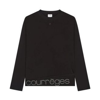 Courr&egrave;ges Langarmshirt - - Tops - Herren - Schwarzk - M