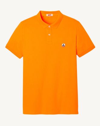 Jott Polo homme en coton biologique Abricot Marbella - Taille XXL