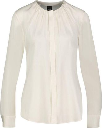 BOSS Damen Bluse mit Seide BANORAH