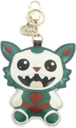 Gucci unisex, Pre-owned, Multicolore, Taille: ONE Size Porte-cl&eacute;s en toile Pre-owned