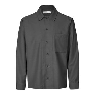 Sams&oslash;e & Sams&oslash;e Homme, Vestes, Noir, Taille: M Sadamon Go Overshirt